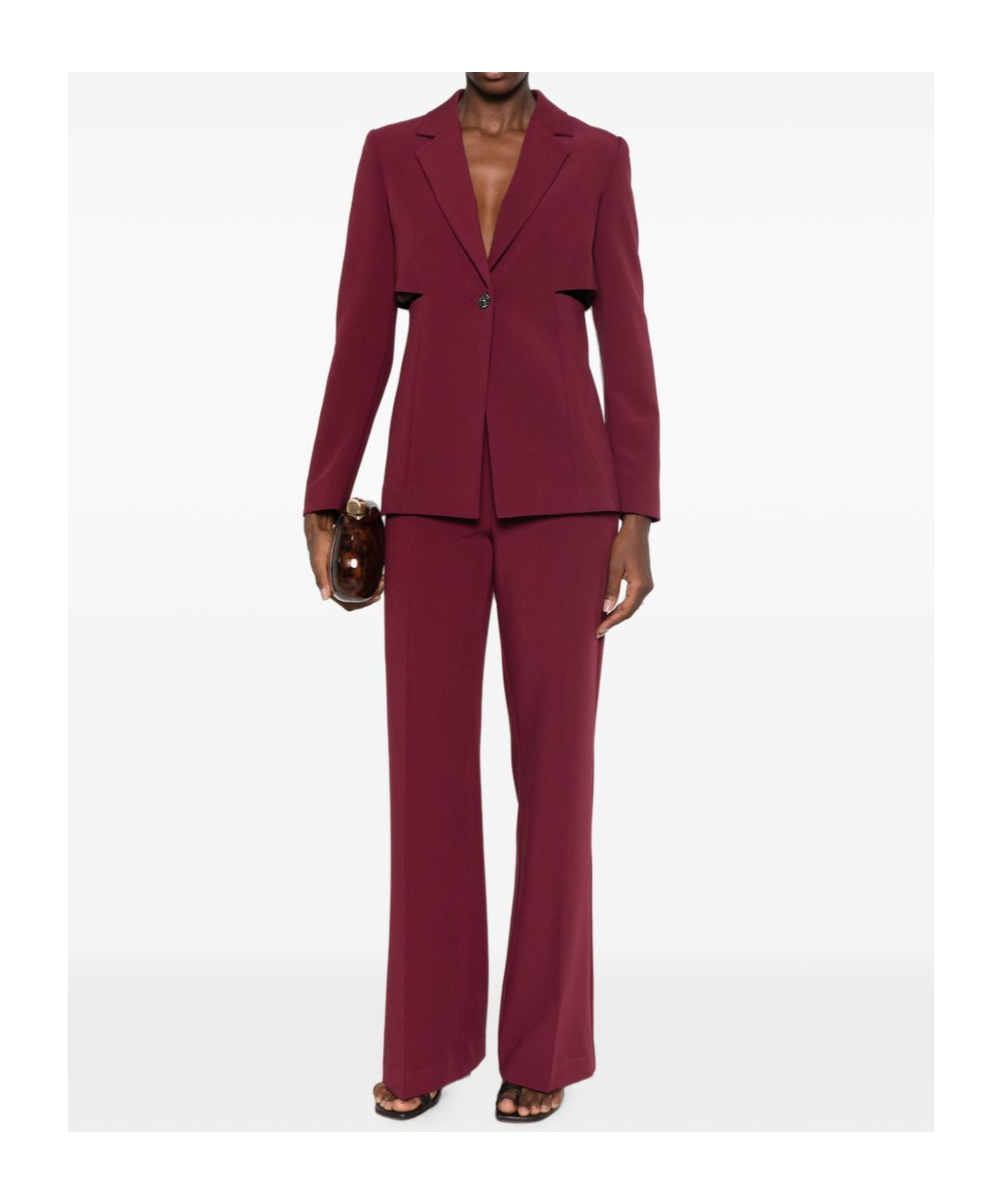 TWINSET Twinset Single-Breasted Cut-Out Jacket